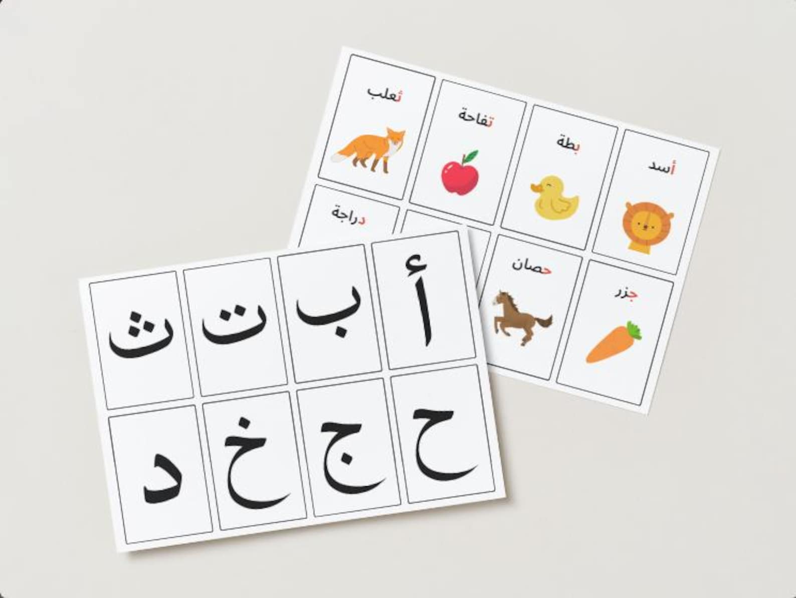 Arabic Alphabet Flashcards, Arabic Alphabet, Arabic Flashcards ...