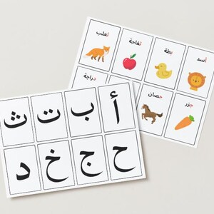 Arabic Alphabet Flashcards, Arabic Alphabet, Arabic Flashcards ...