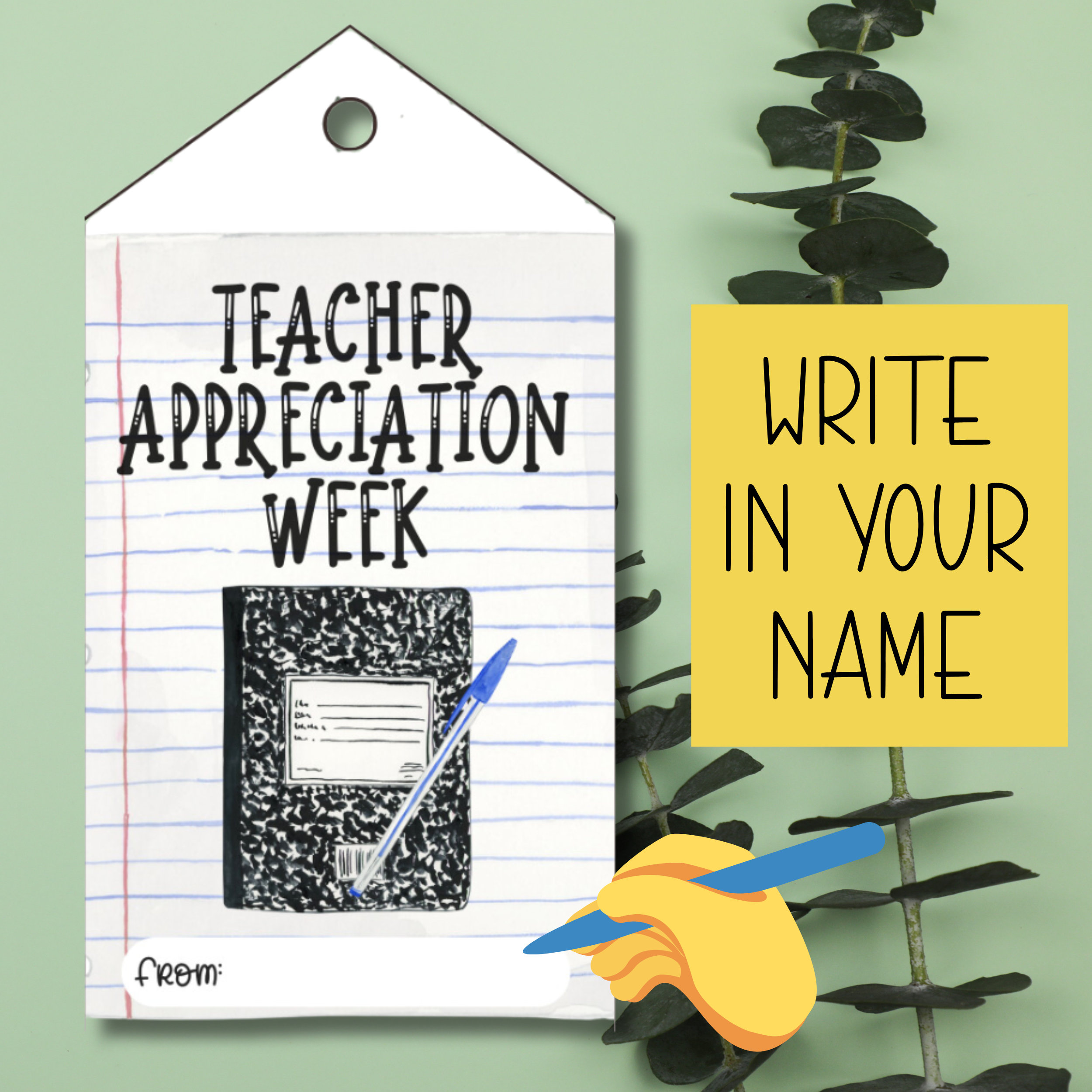 Teacher Appreciation Week Tags Printable - Etsy