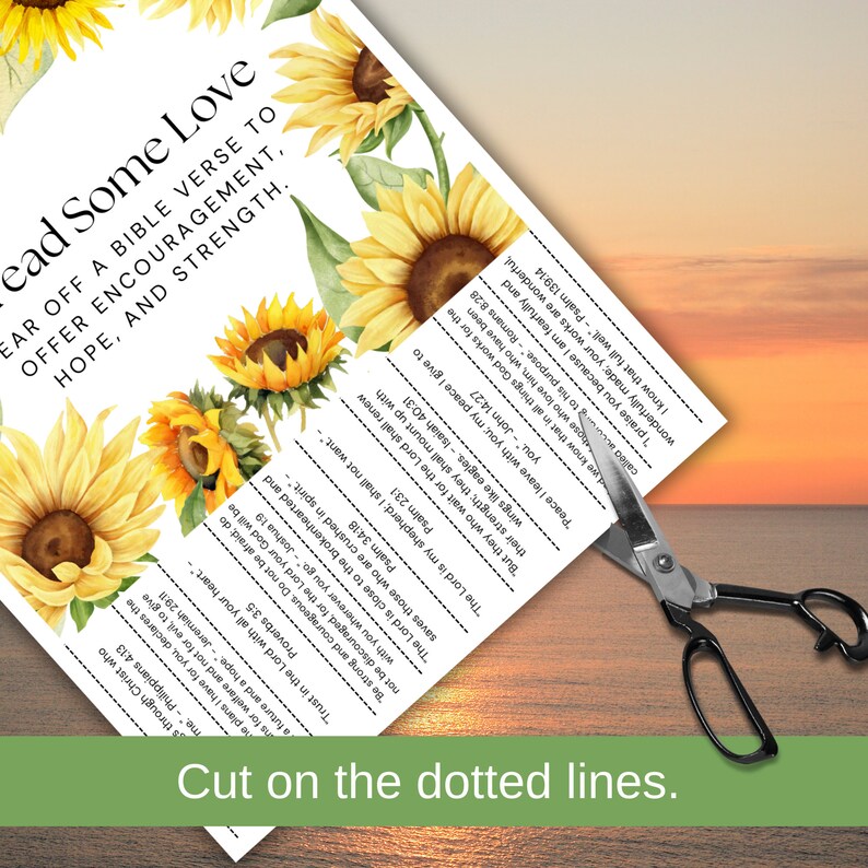 Bible Verse Positive Affirmation Tear-off Flyers (set of 6) - Etsy