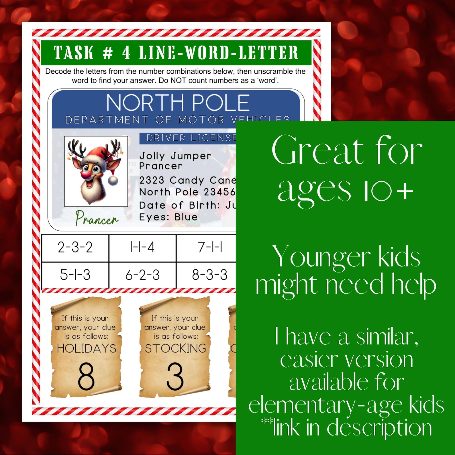 Elf Escape Room | Christmas | Printable | Middle School, High School ...