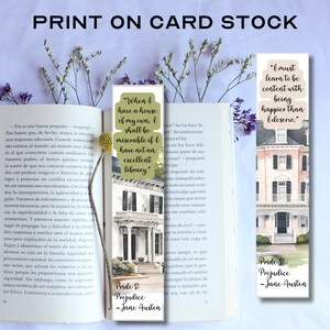 Jane Austen-inspired Bookmarks - Set of 18! - Etsy