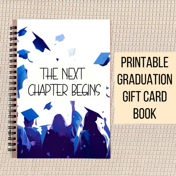 Printable Graduation Gift Card Book for College Bound High School ...