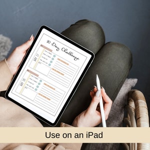 30 Day Challenge - Personal Development Tracker - Etsy
