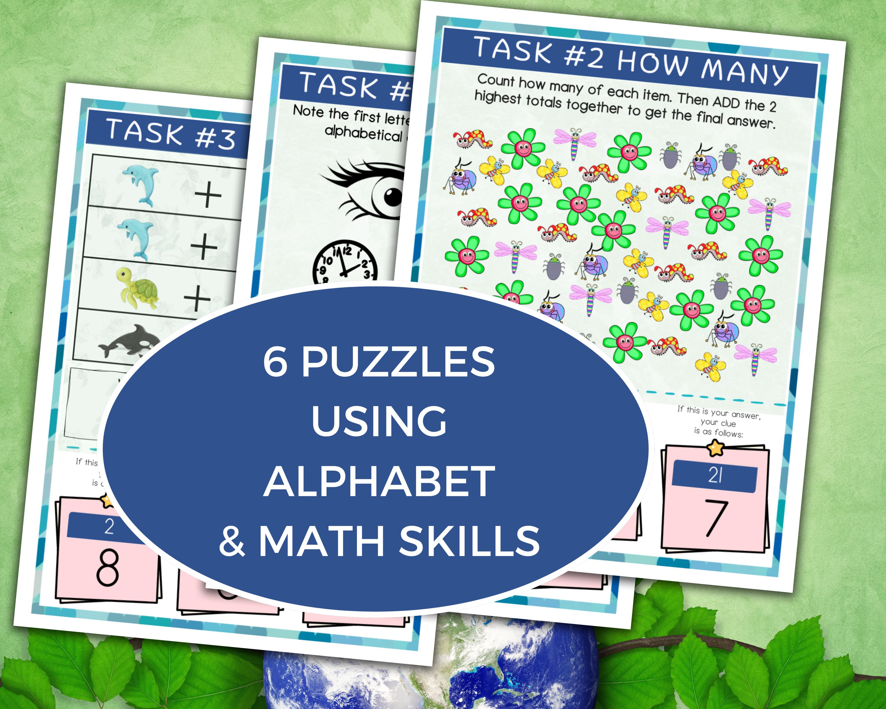 Earth Day Escape Room Printable, Classroom Activity for Kids, No Prep ...