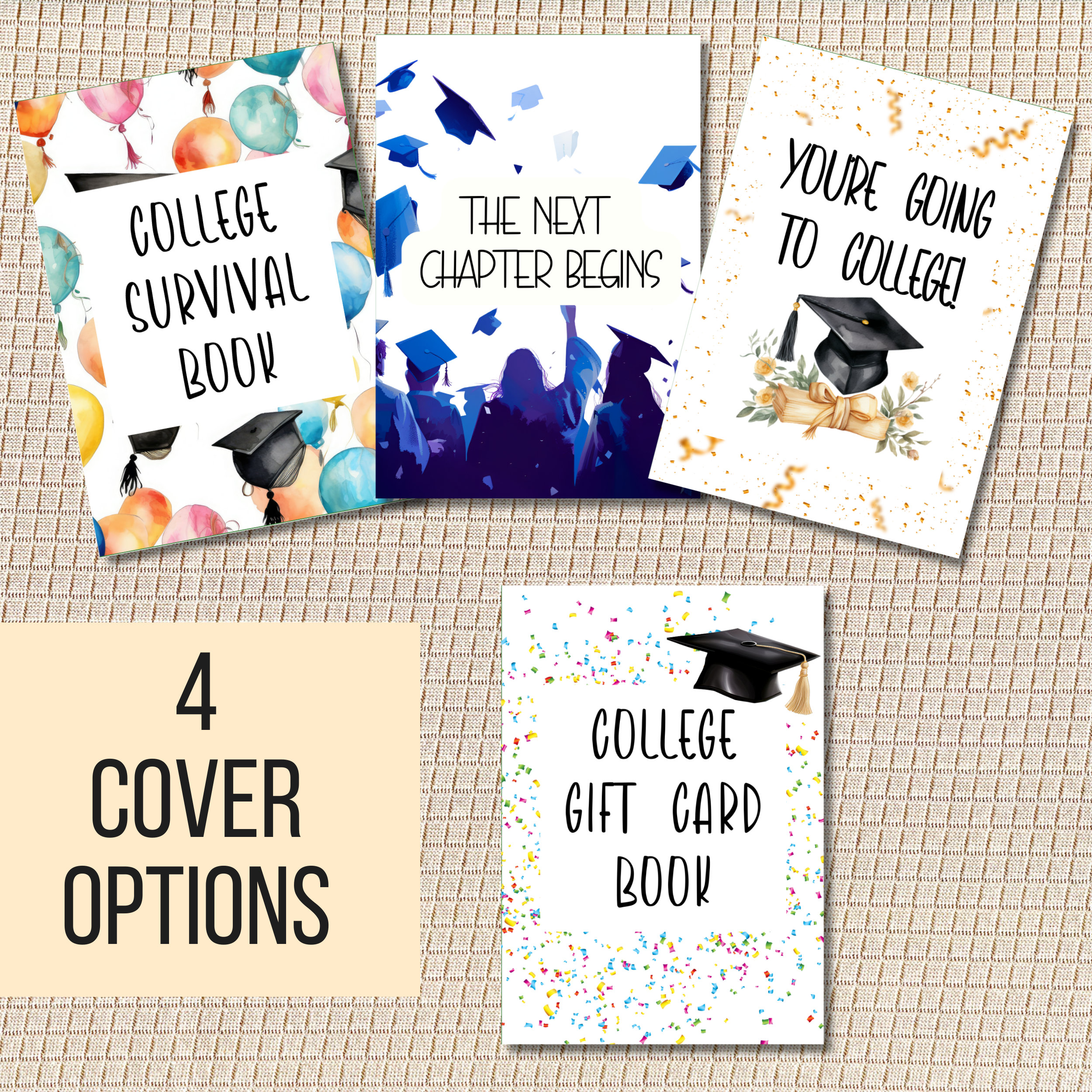 Printable Graduation Gift Card Book for College-bound High School ...