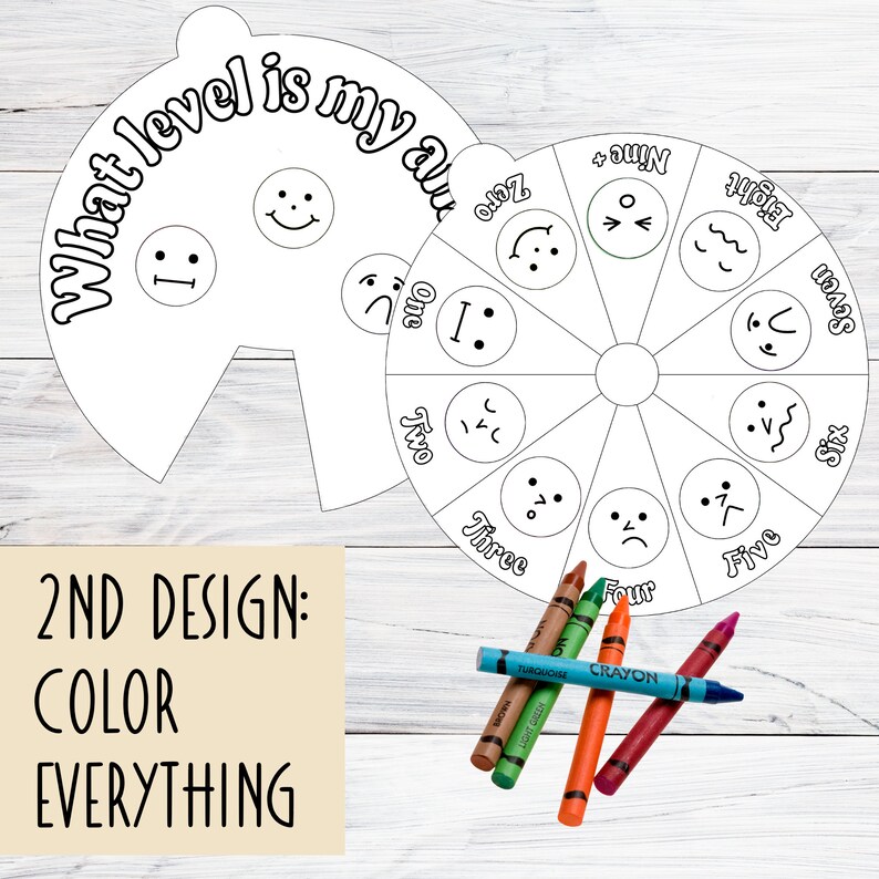 Anxiety Coping Skills Wheel Printable, Feelings Wheel Therapy Tool ...