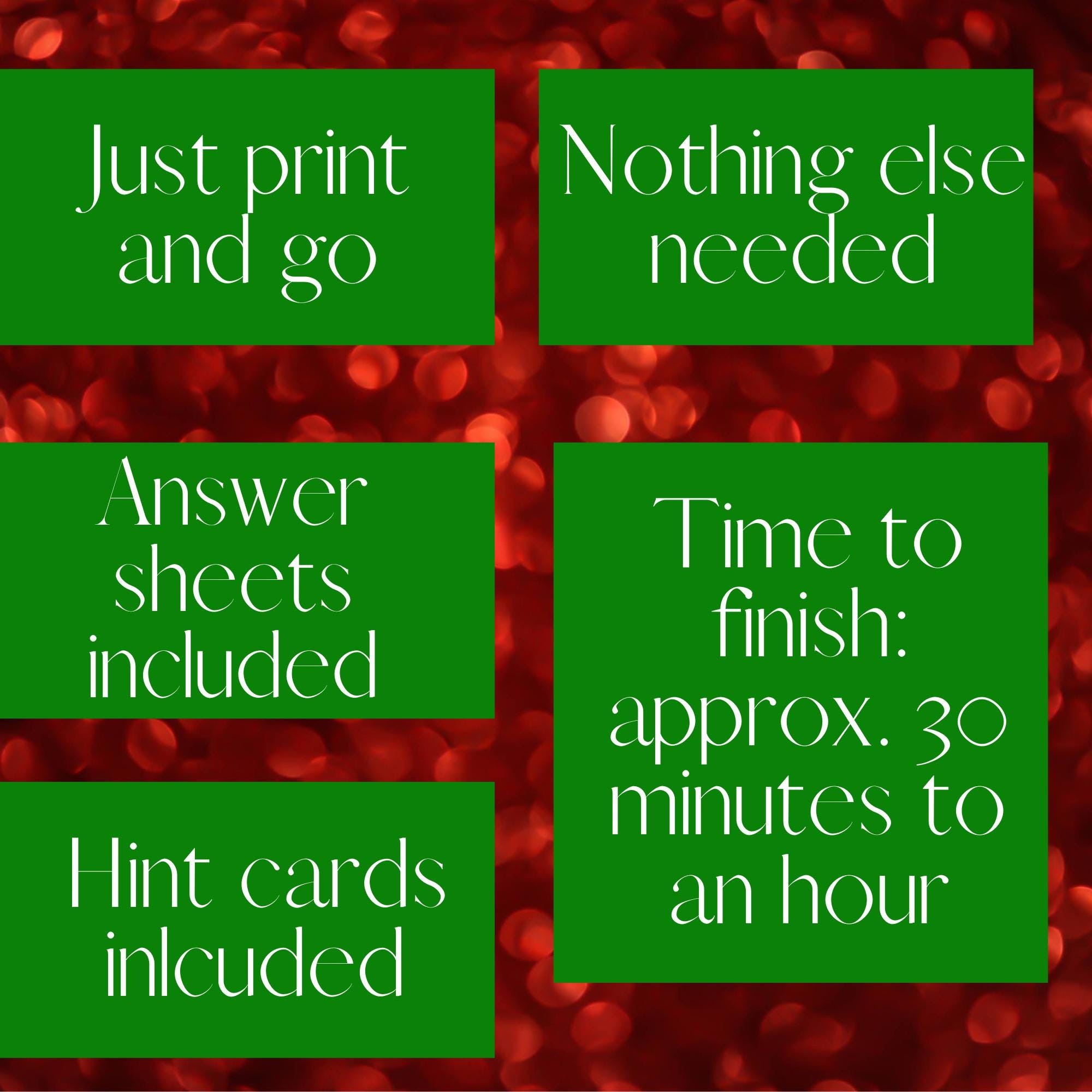 Elf Escape Room | Christmas | Printable | Middle School, High School ...
