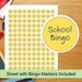 Bingo School-themed - Classroom; Homeschool - Etsy
