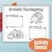 Thanksgiving Activity Spinner Wheel - Printable Activity for Kids - Etsy