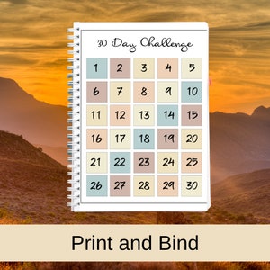 30 Day Challenge - Personal Development Tracker - Habit Tracker ...