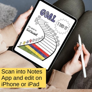 Goal Tracker Printable - Road to Success - Etsy