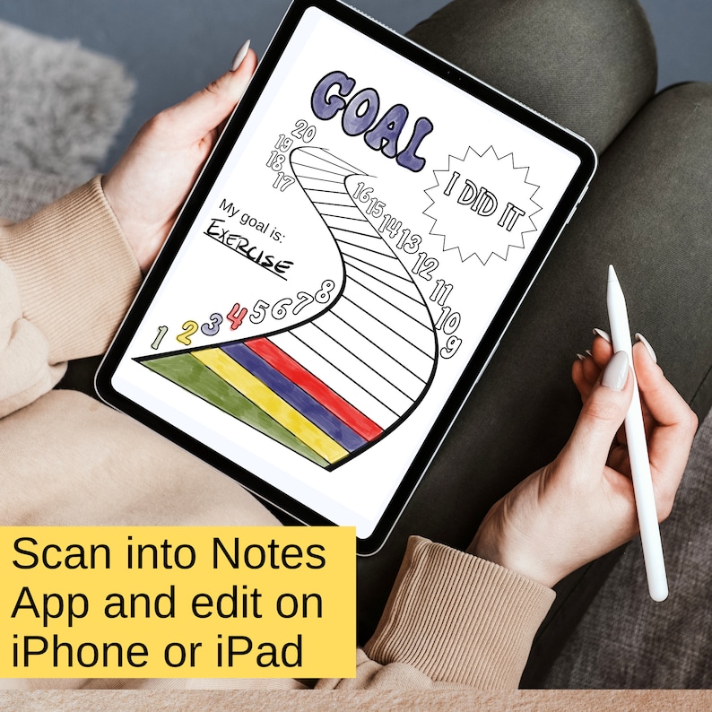 Goal Tracker Printable - Road to Success - Etsy