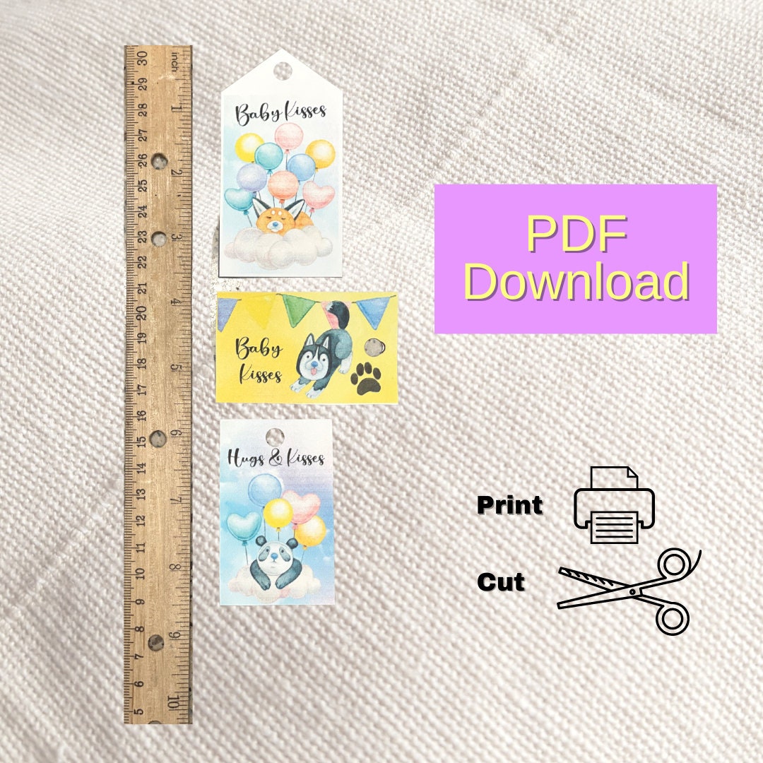 Baby Animals Baby Shower Gift Tags - Etsy