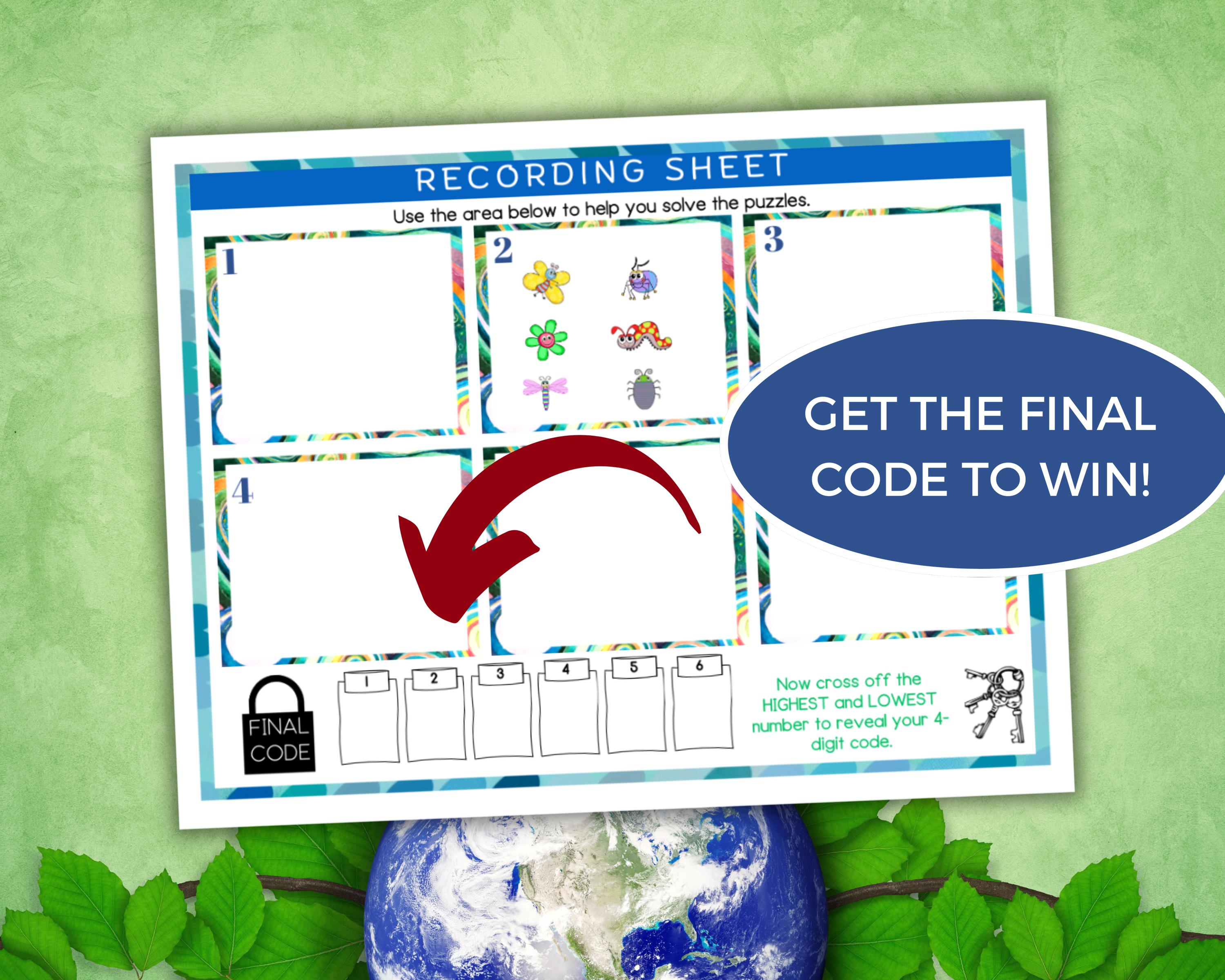 Earth Day Escape Room | Printable | Elementary School, Homeschool, 6 ...