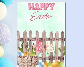 Easter Printable Card, Instant Download PDF, Printable Card and ...