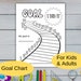 Goal Tracker Printable - Road to Success - Etsy