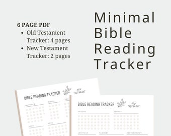 New Testament Tracker - Etsy