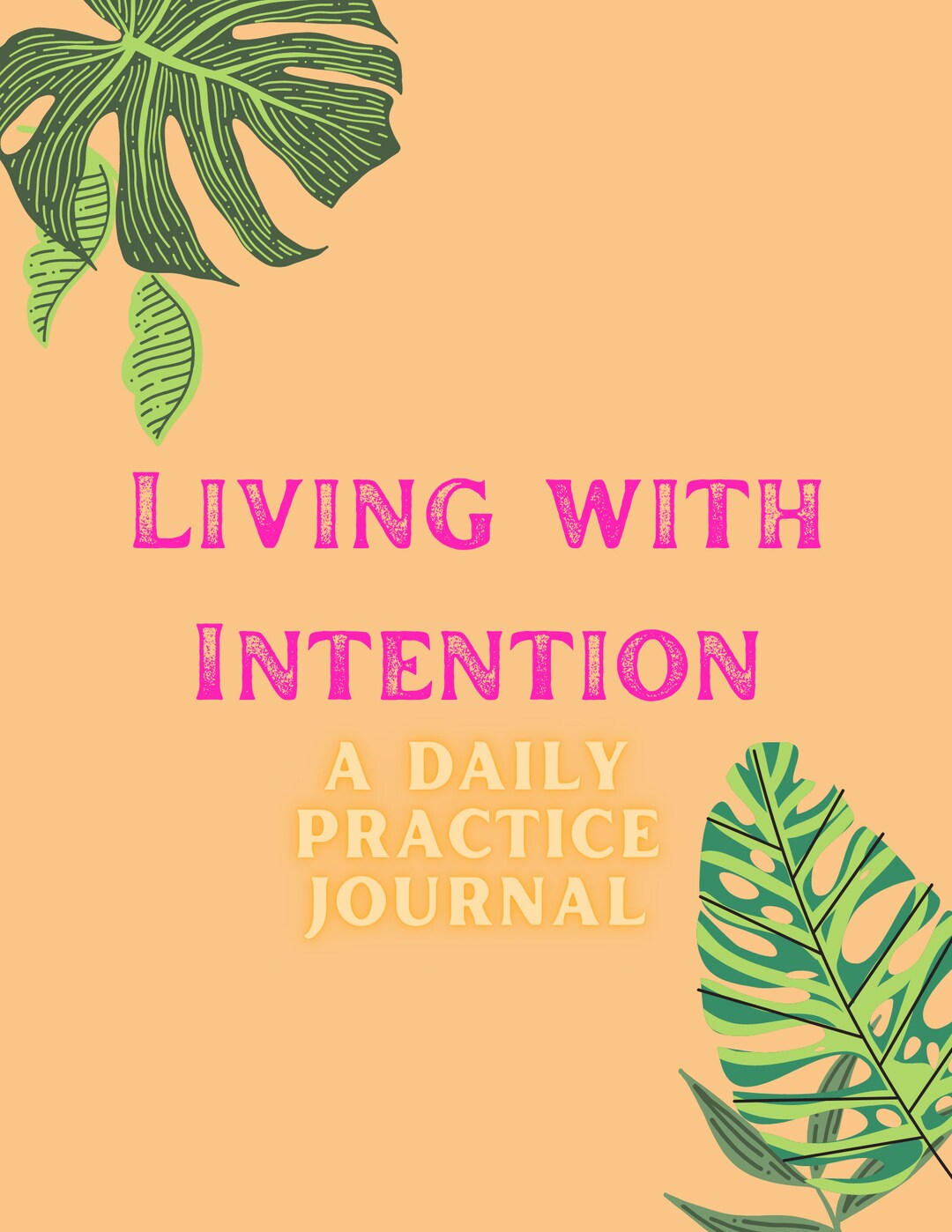 Living With Intention Basic Daily Journal - Etsy