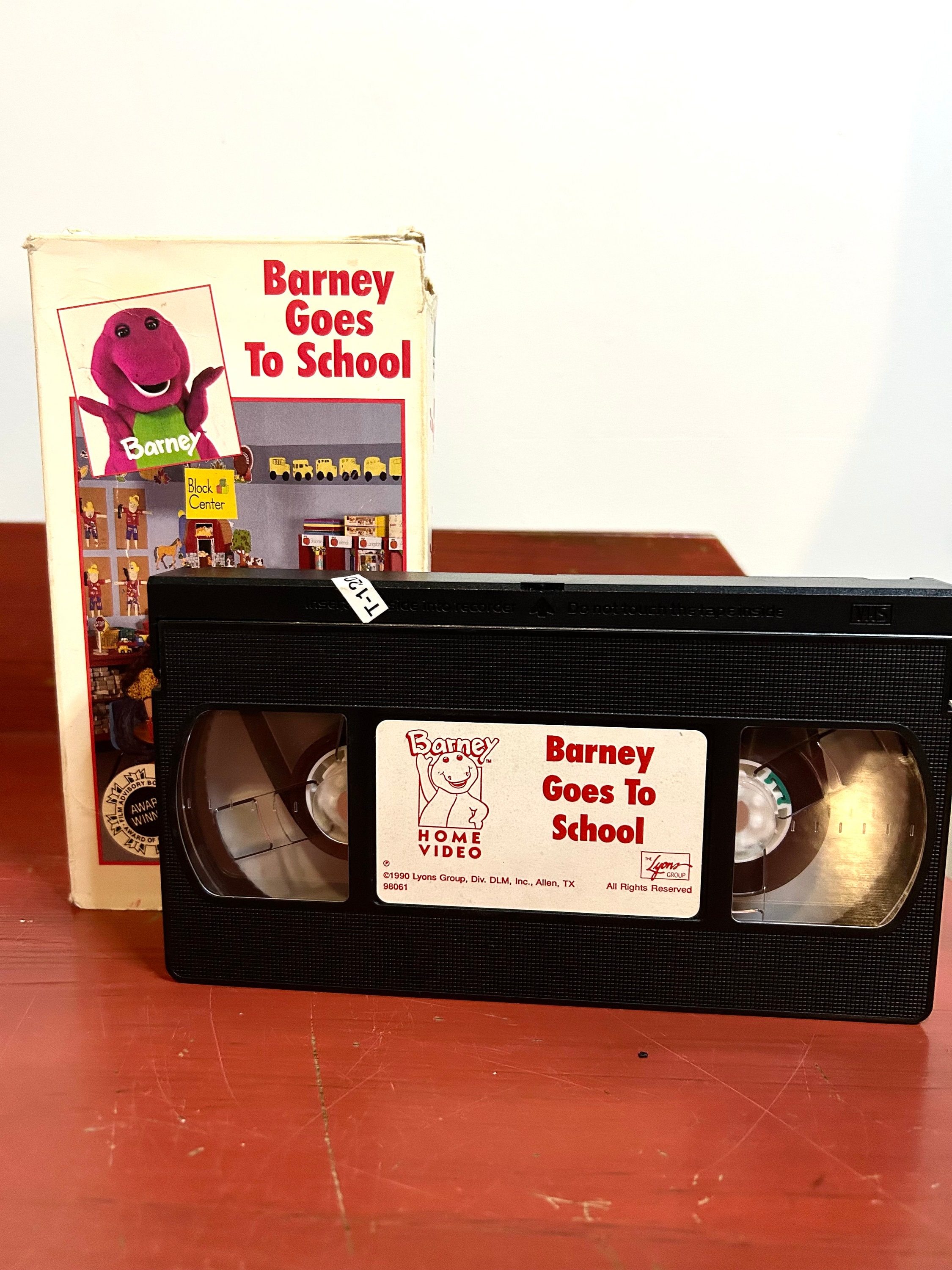 1990 Barney Goes to School Nostalgic VHS Sing Along - Etsy