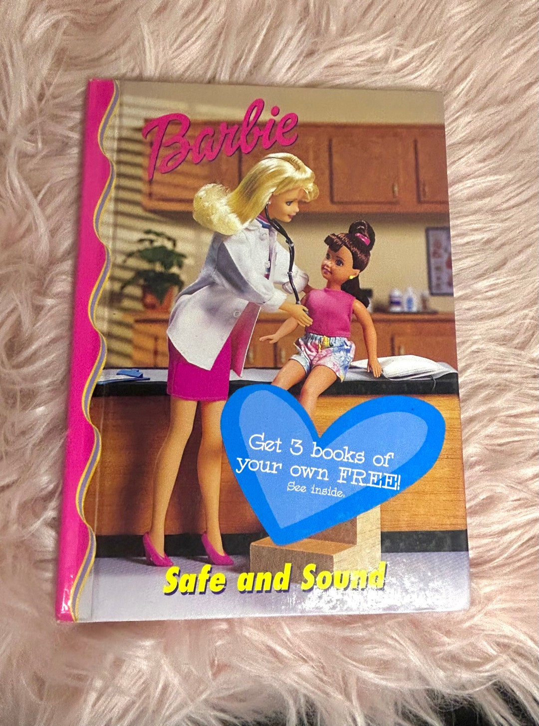 1998 Barbie Safe and Sound Book - Vintage Rare Mattel - Etsy
