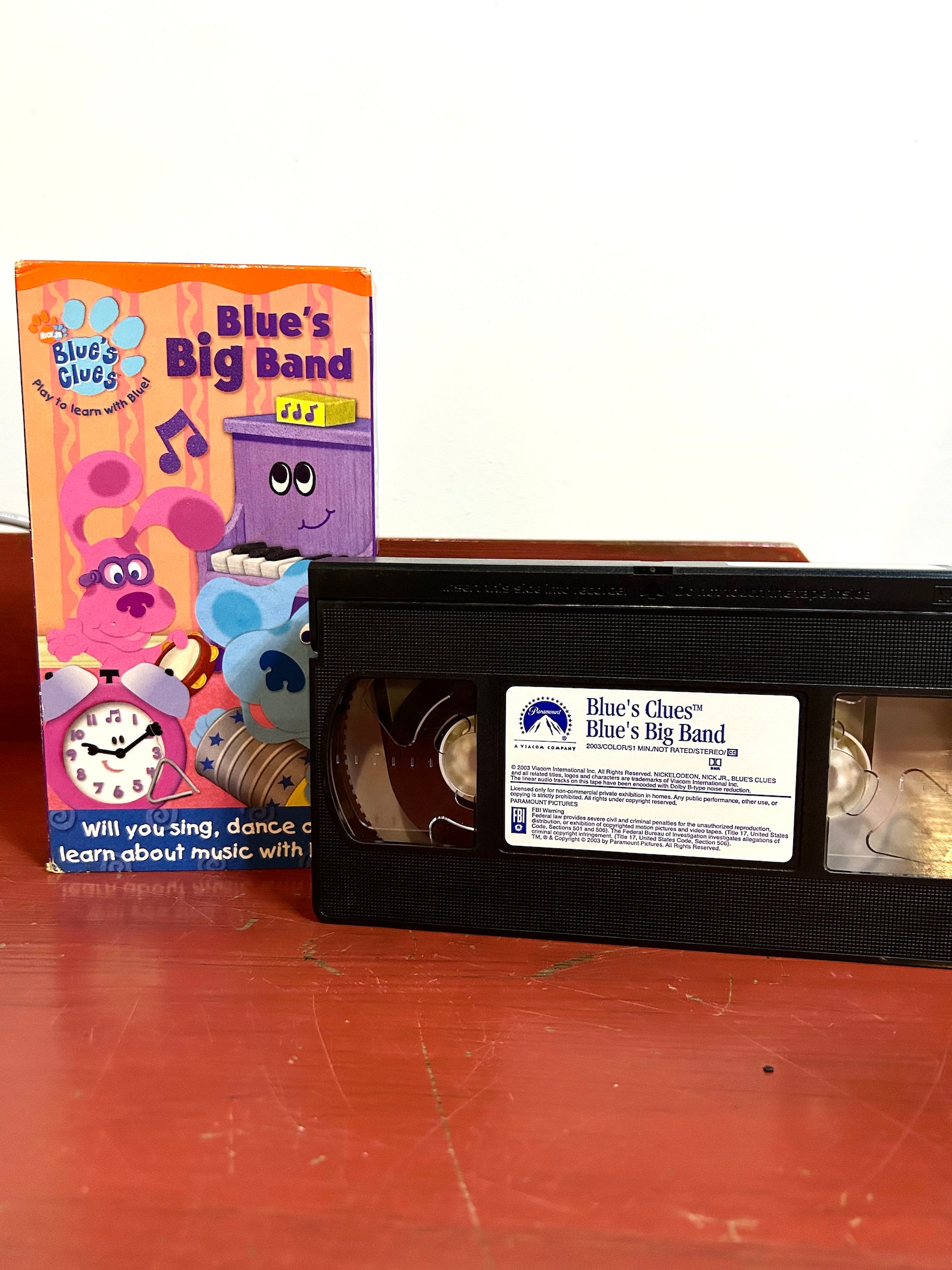 Blue's Clues: Blue's Big Band VHS - Nostalgic Nick Jr. - Etsy