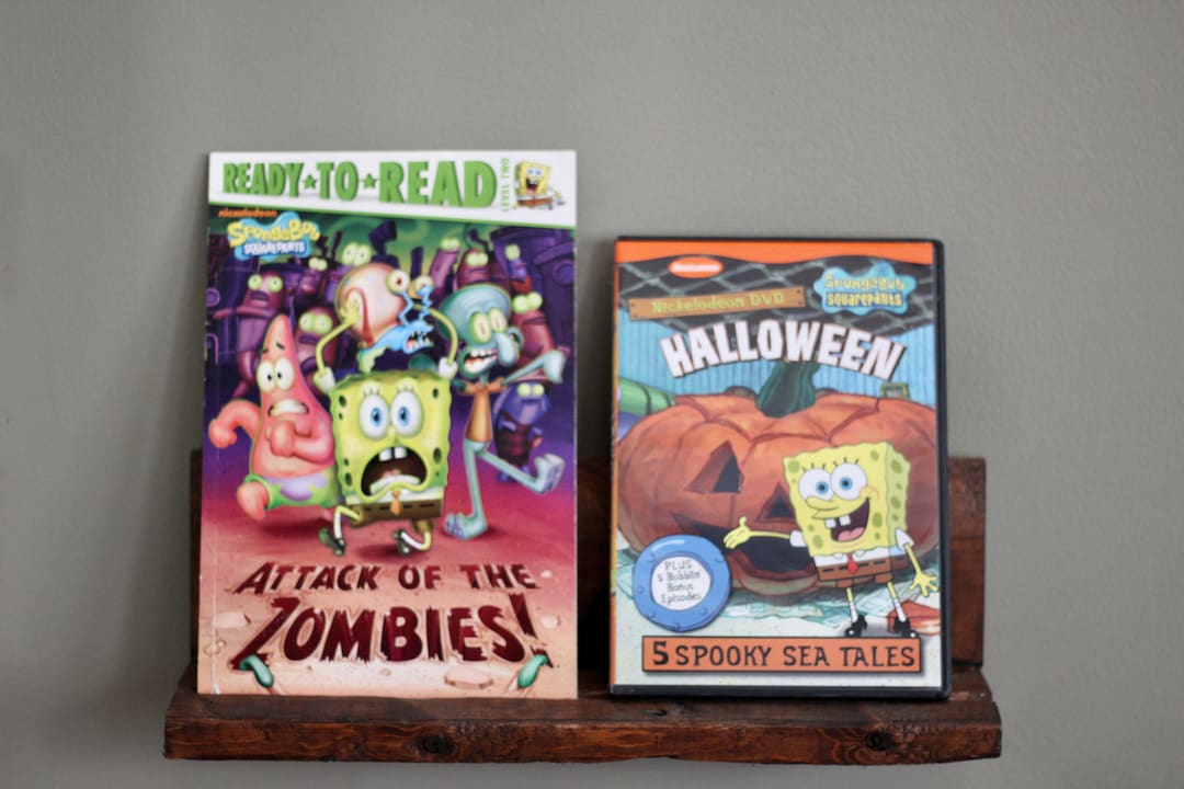 2002 Spongebob Halloween Movie & Book Bundle - Etsy
