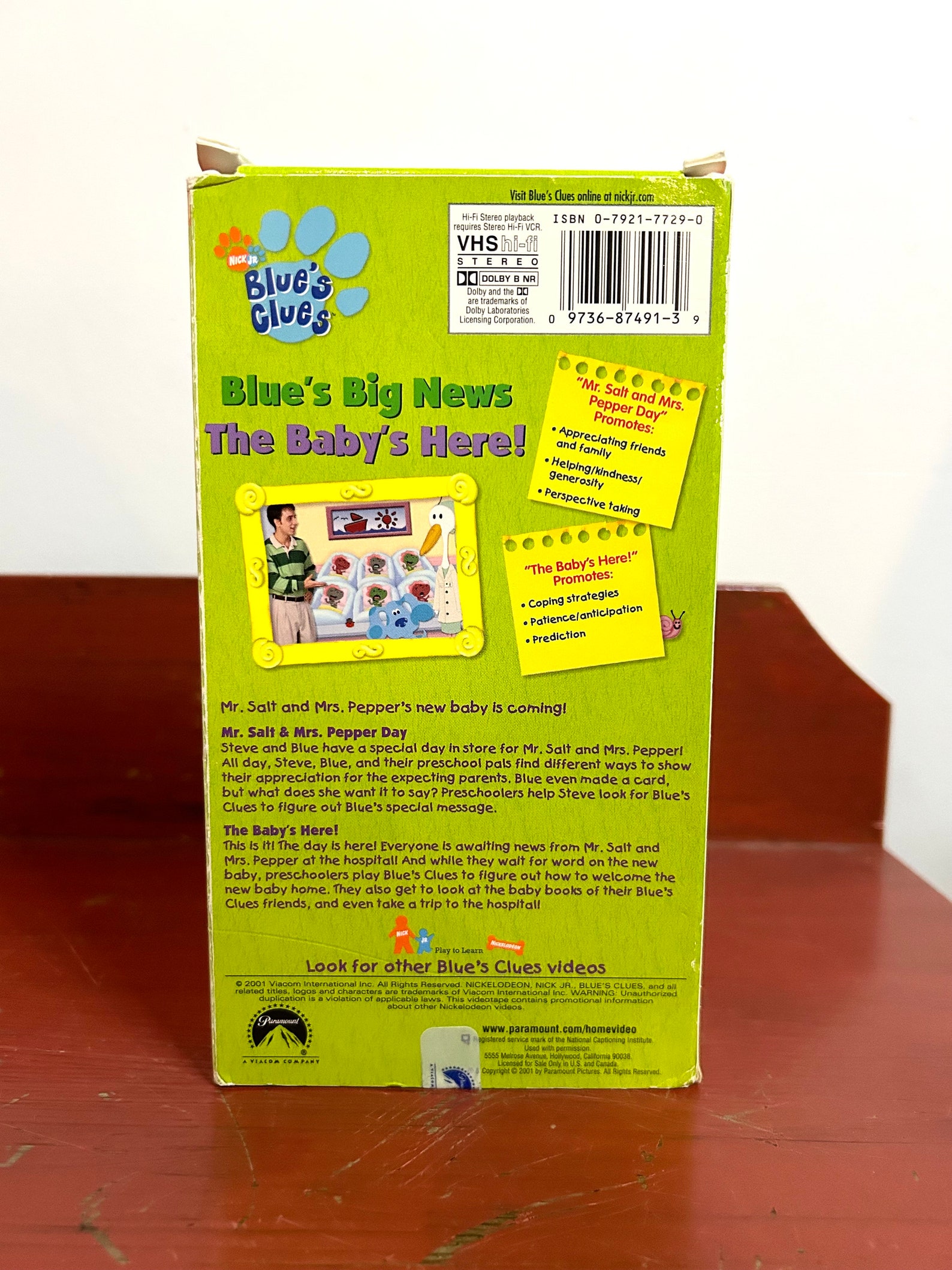 2001 Blue's Clues: the Baby's Here Nostalgic VHS - Etsy