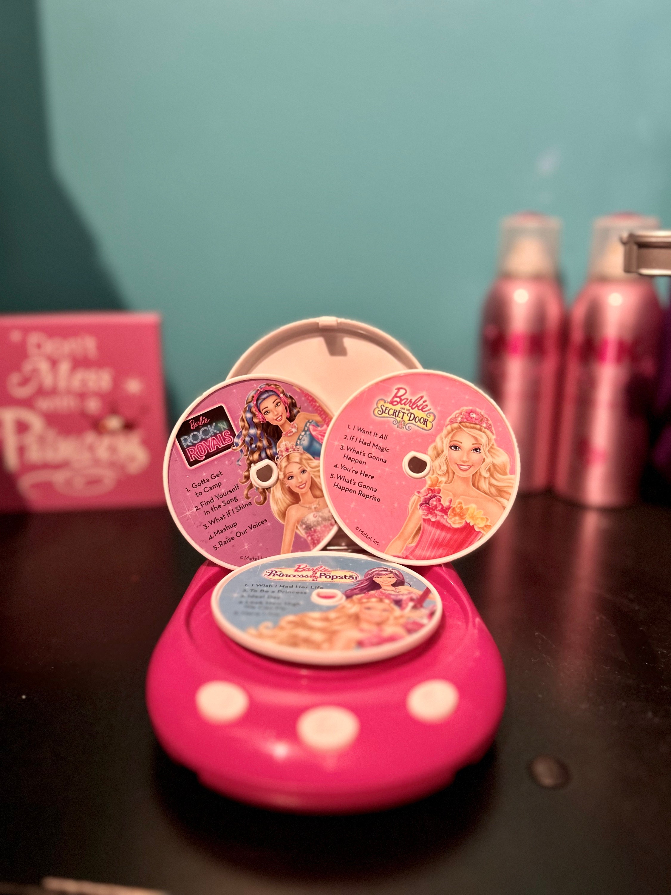 2004 Barbie CD Player Toy With Cds - Etsy