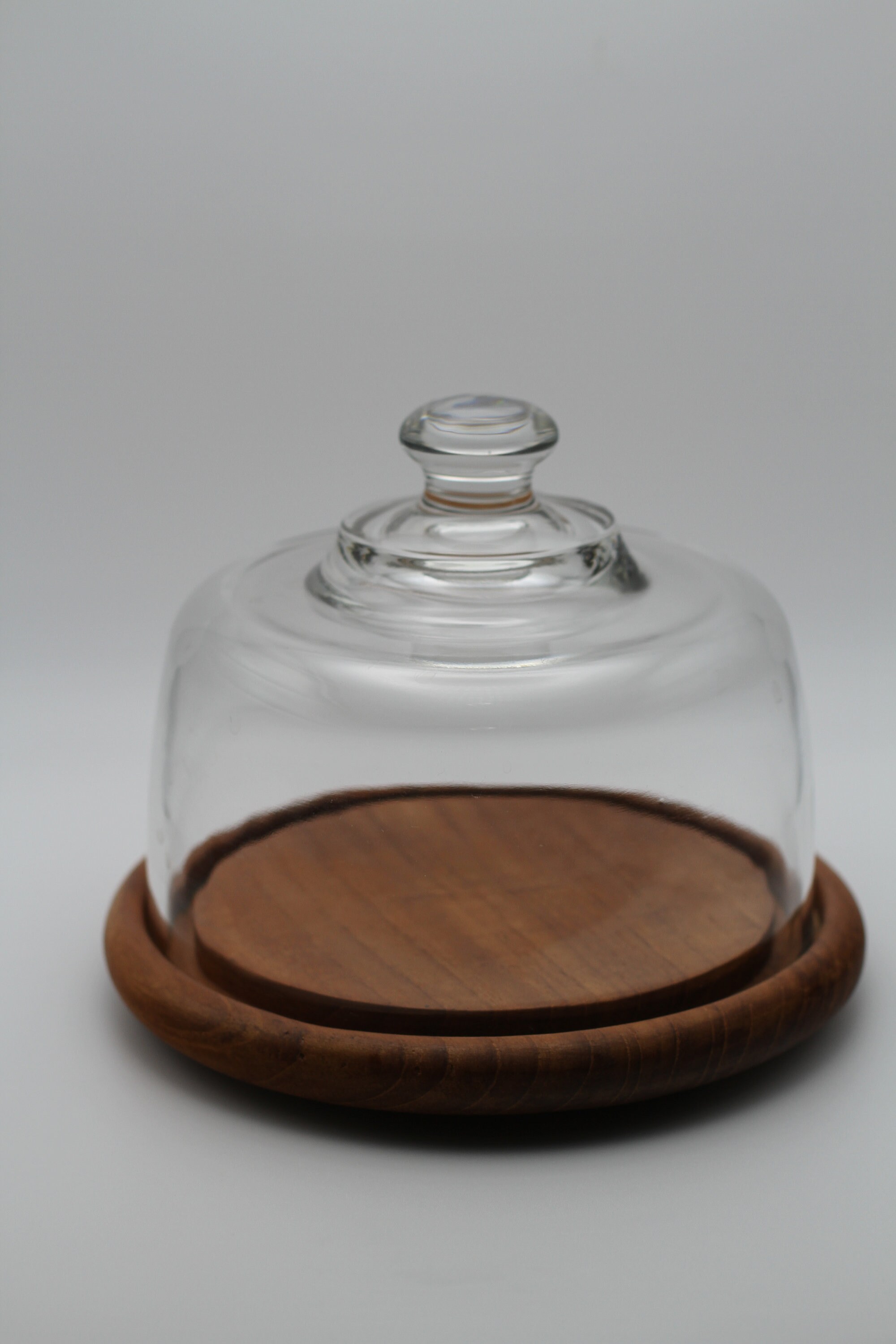 Vintage Goodwood Cheese Board Glass Cloche Dome Mid-century Modern Tray ...