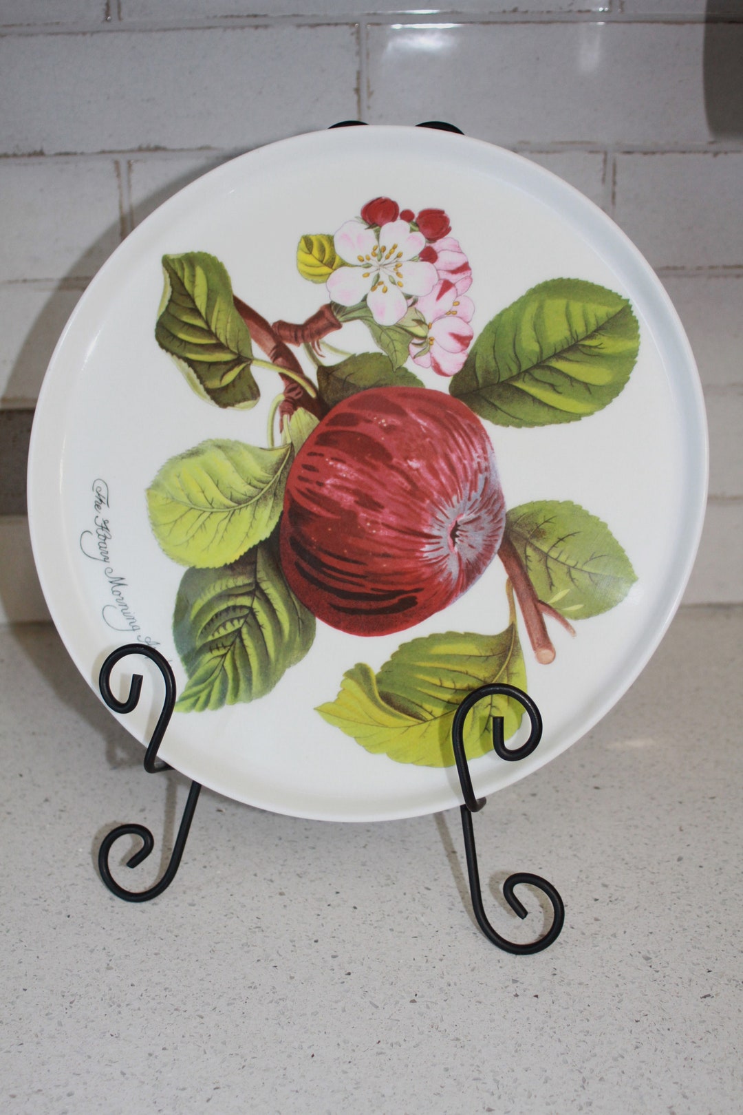 Portmeirion Fruit Pattern the Hoary Morning Apple, Serving Tray ...