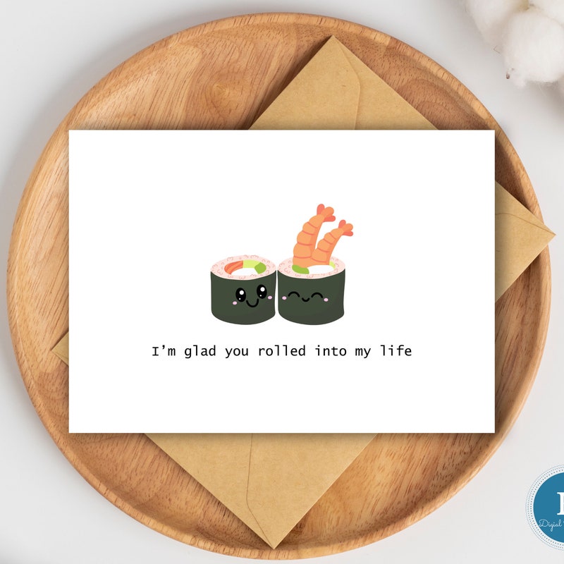 Sushi Card - Etsy