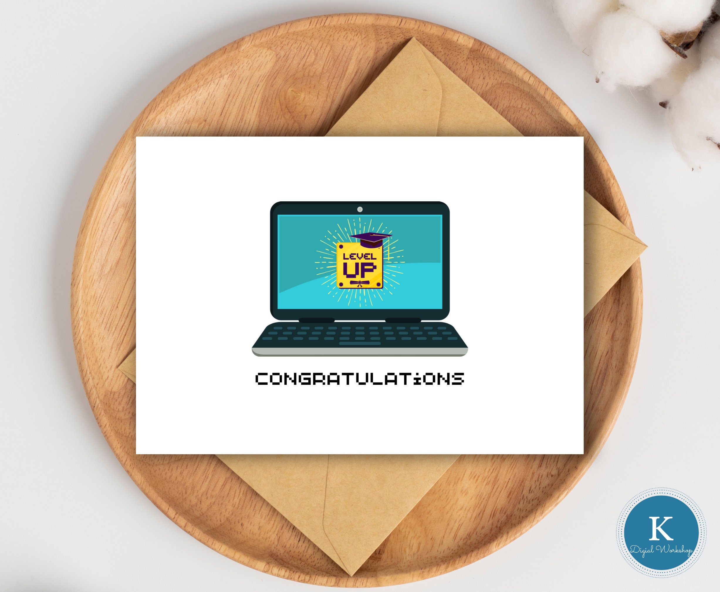 Congratulations Level up Graduation Card|printable Instant Download ...