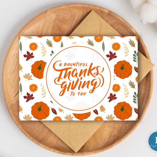 Thanksgiving Cards - Etsy