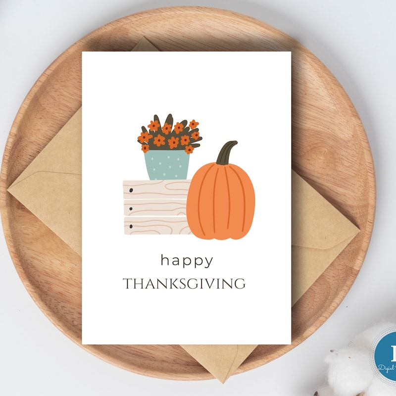 Thanksgiving Cards - Etsy