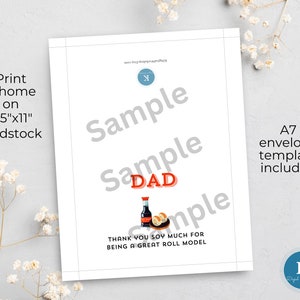 Happy Father's Day Sushi Card|instant Download Printable Sushi Father’s ...