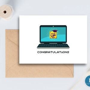 Congratulations Level up Graduation Card|printable Instant Download ...