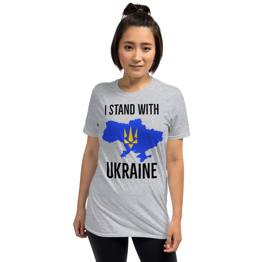 Stand With Ukraine T-shirt, Ukraine Shirt, Support Ukraine Shirt ...