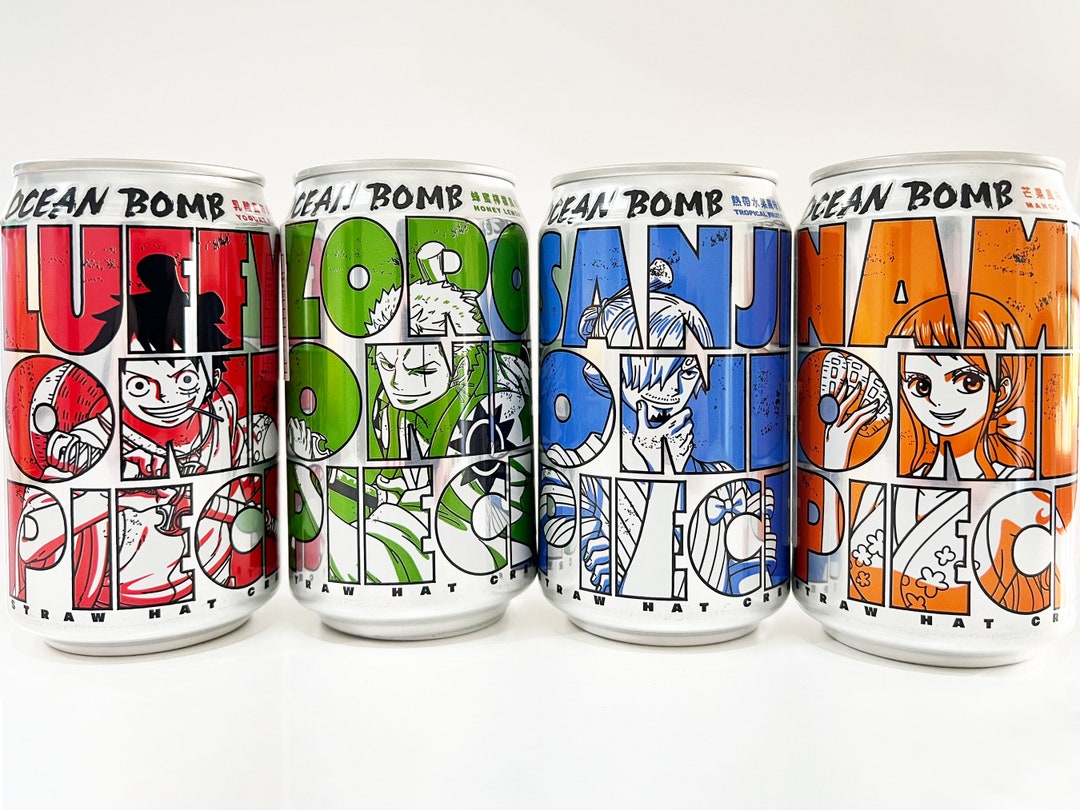 Ultimate One Piece Anime Ocean Bomb Drinks Collection Luffy - Etsy