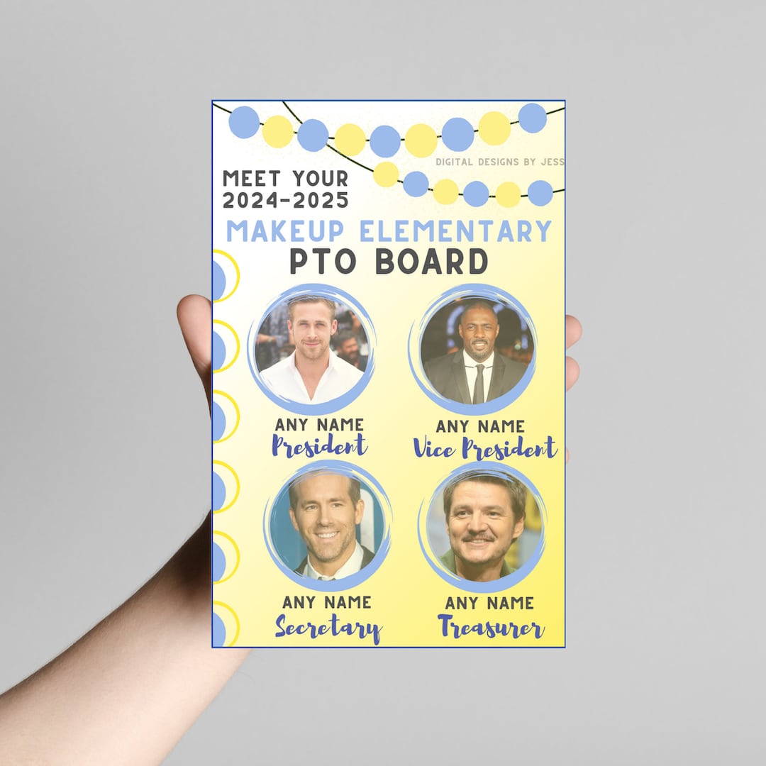 Meet the PTO Printable . Canva Edit . Instant Download . Digital ...