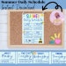 Kids Summer Daily Checklist . Instant Download . Summer Printable ...