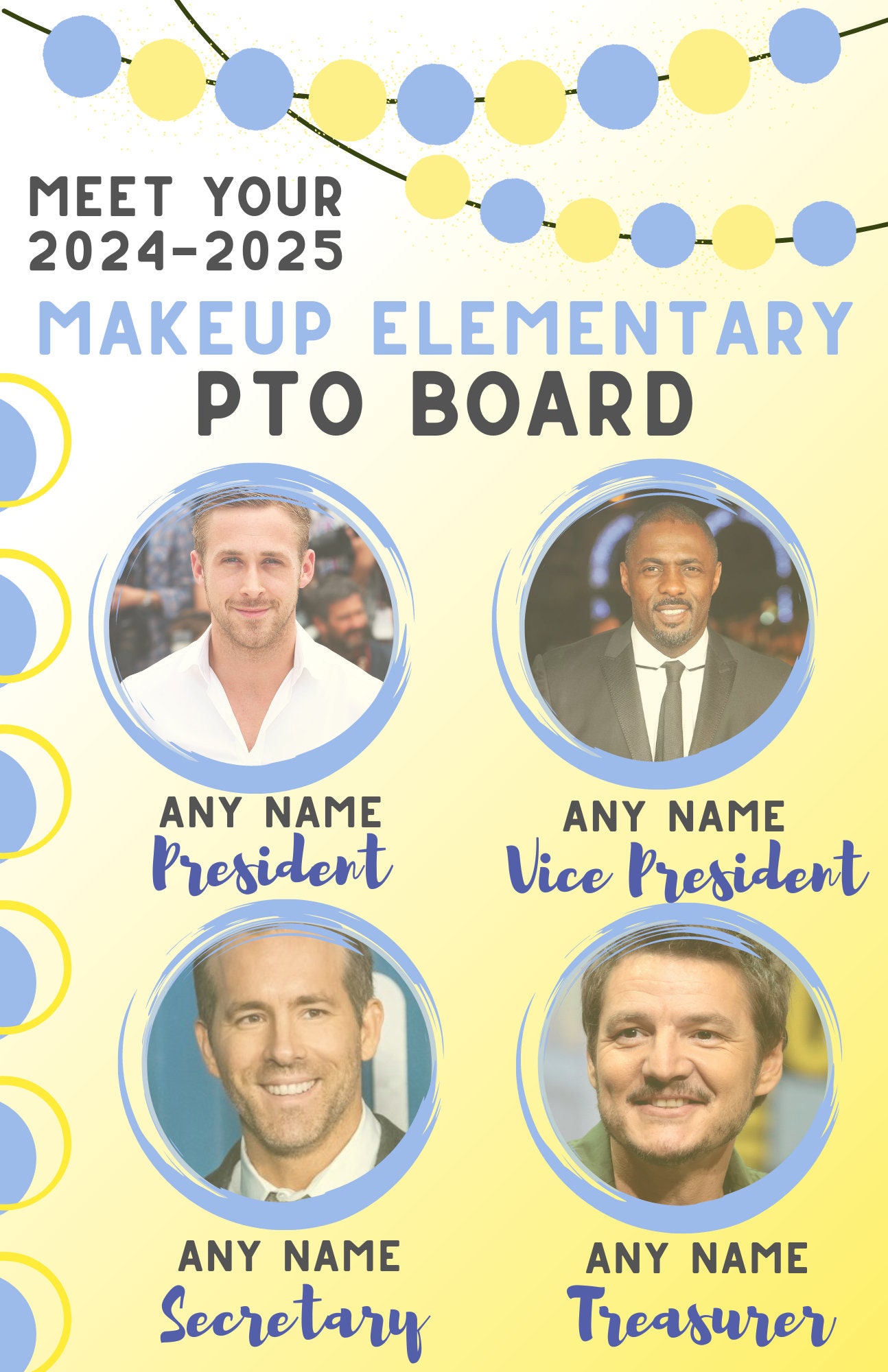 Meet the PTO Printable . Canva Edit . Instant Download . Digital ...