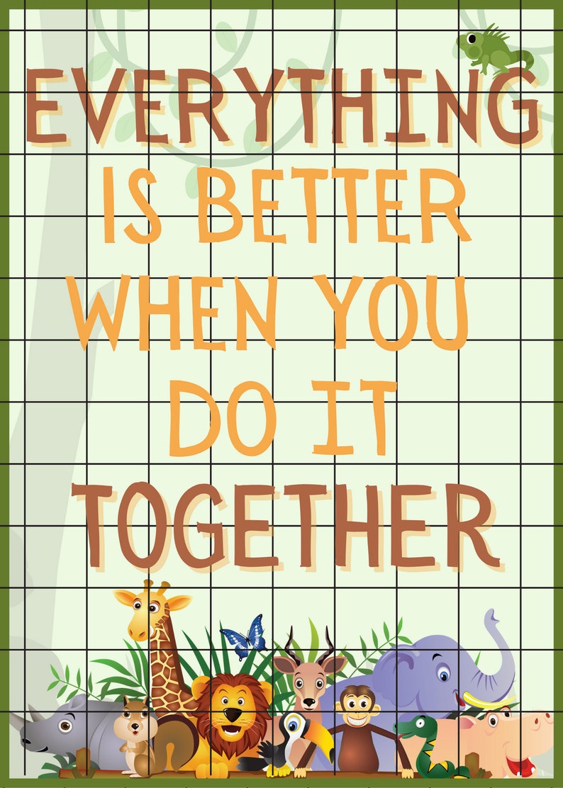 Safari Classroom Bundle Instant Download I Jungle Classroom Decor ...