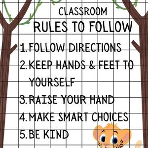 Safari Classroom Bundle Instant Download I Jungle Classroom Decor ...