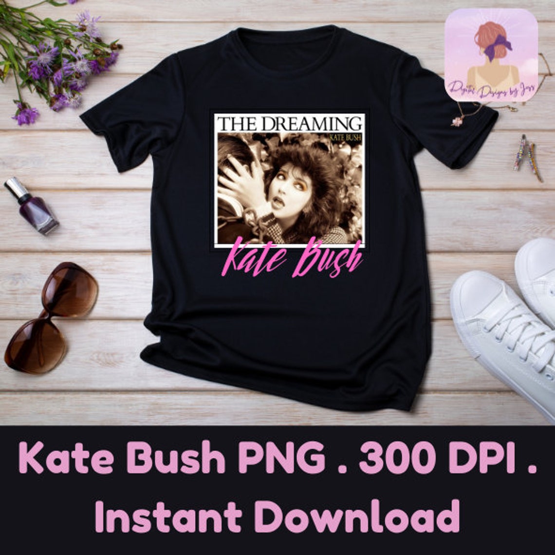 Kate Bush T-shirt Design PNG, 80s Nostalgia (digital Download) - Etsy