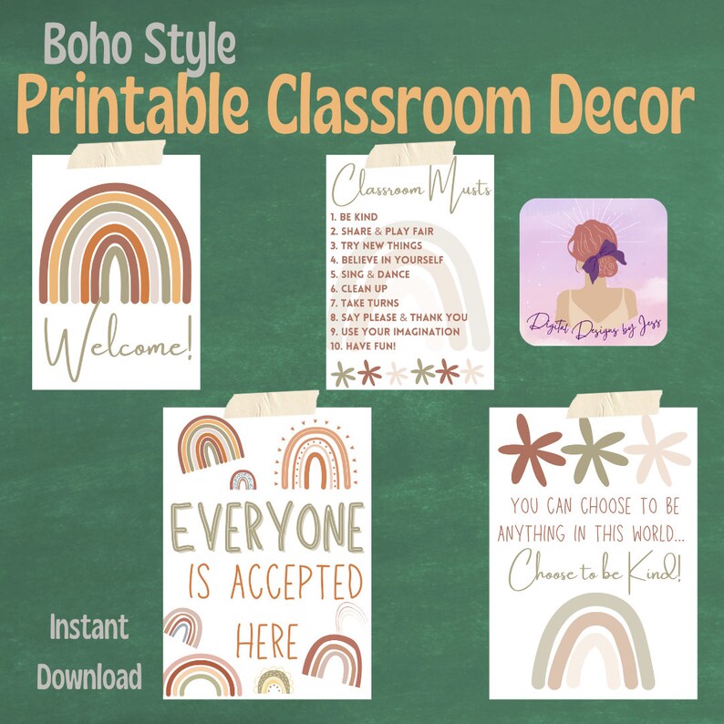 Printable Classroom Decor / Instant Download / Teacher Decor Bundle ...