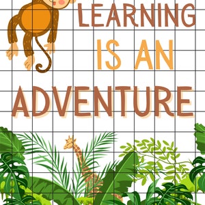 Safari Classroom Bundle Instant Download I Jungle Classroom Decor ...