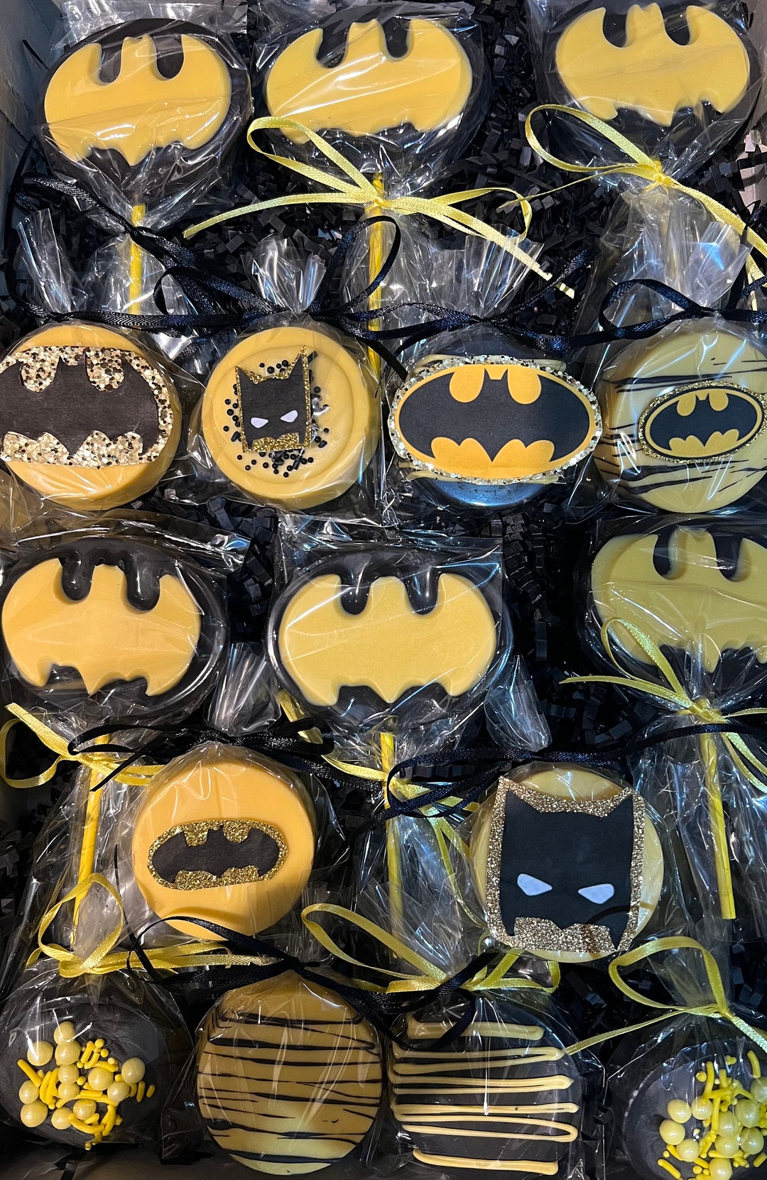 Superhero Chocolate Batman Bat-man Treats, Chocolate Oreos, Pretzels ...