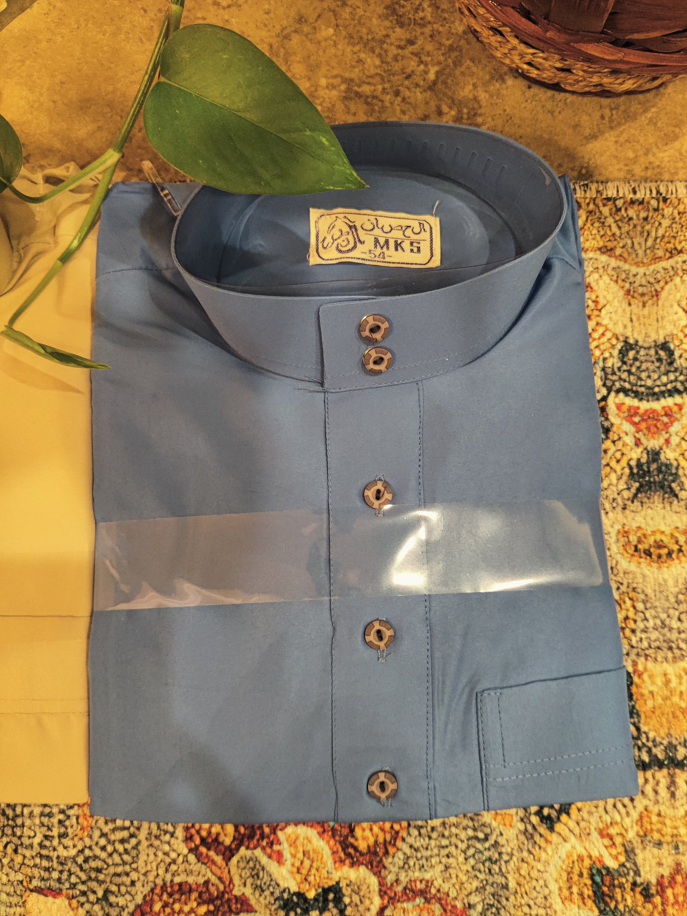 Islamic Clothing Jubba Thobe Qatari Style for Muslim Men Long Sleeves ...