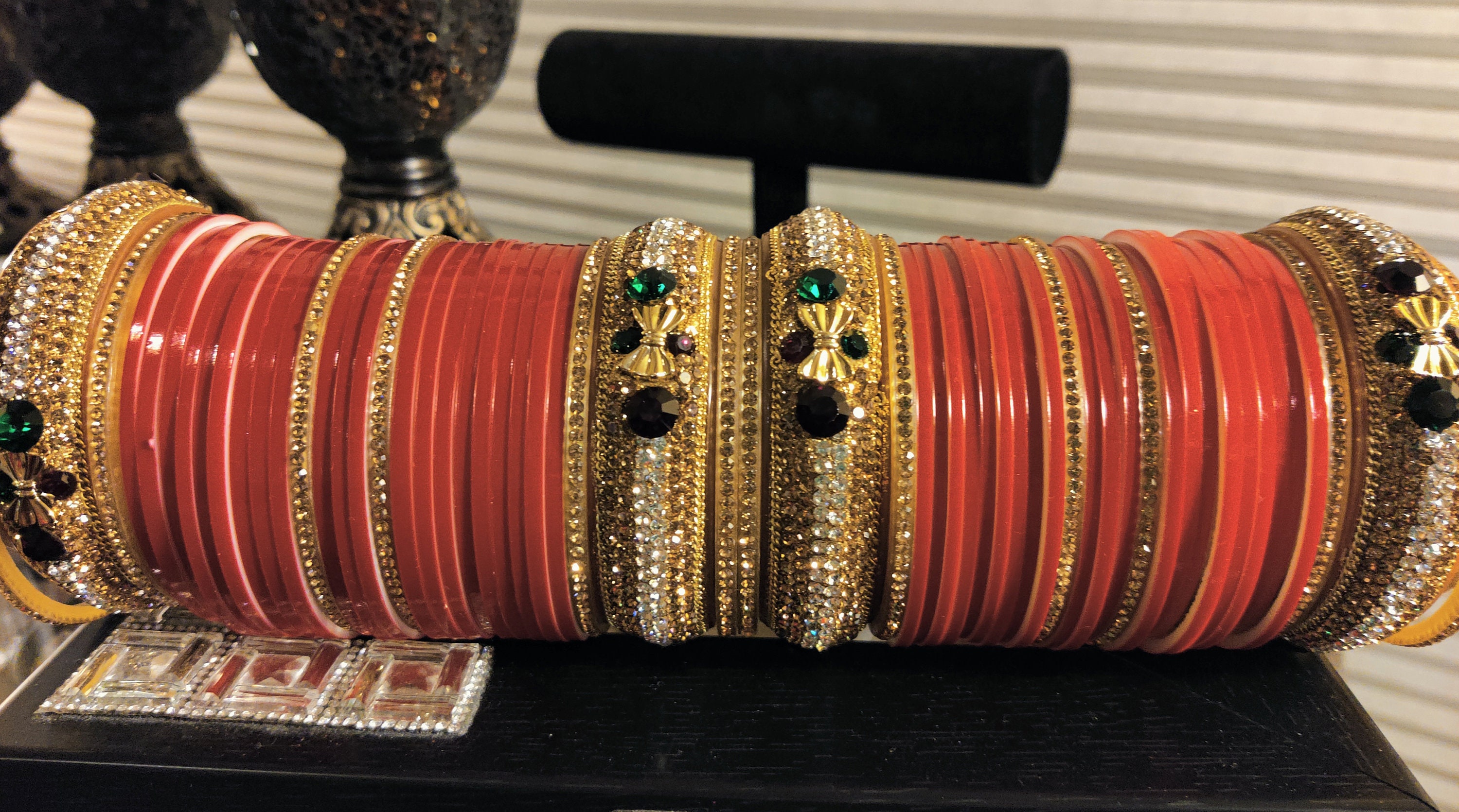 Indian Hyderabadi Nizami Dulhan Bride Bangle 58-piece Joda - Etsy